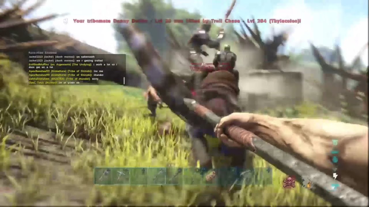 I put the best day ever over getting wiped in ark survival evolved ...