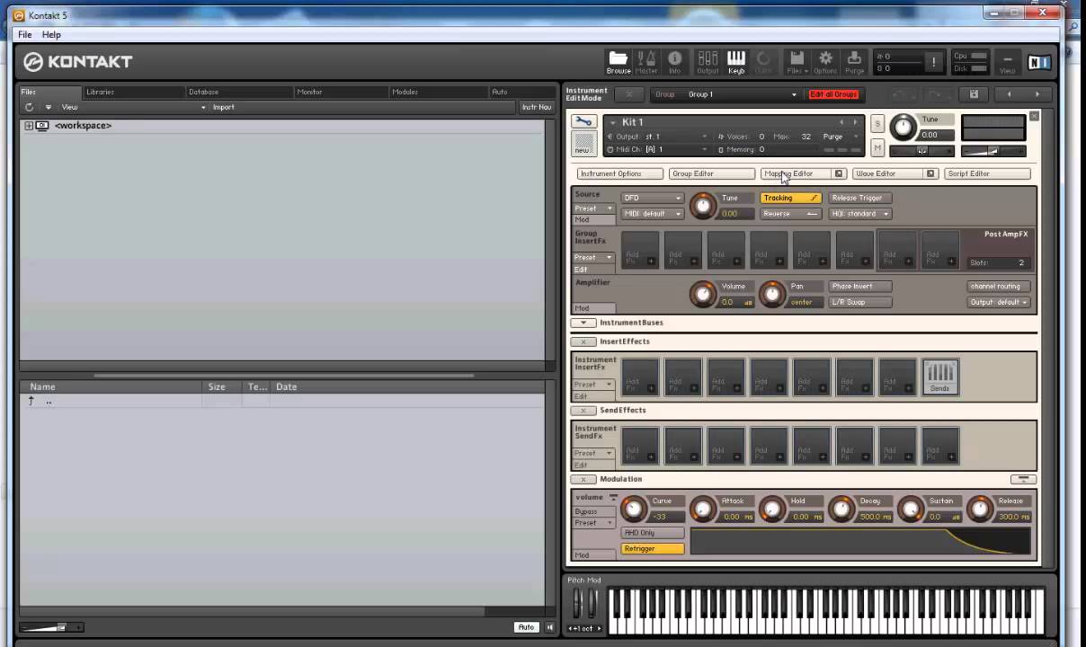 Montagem Kit de Bateria no Kontakt - 1 - YouTube