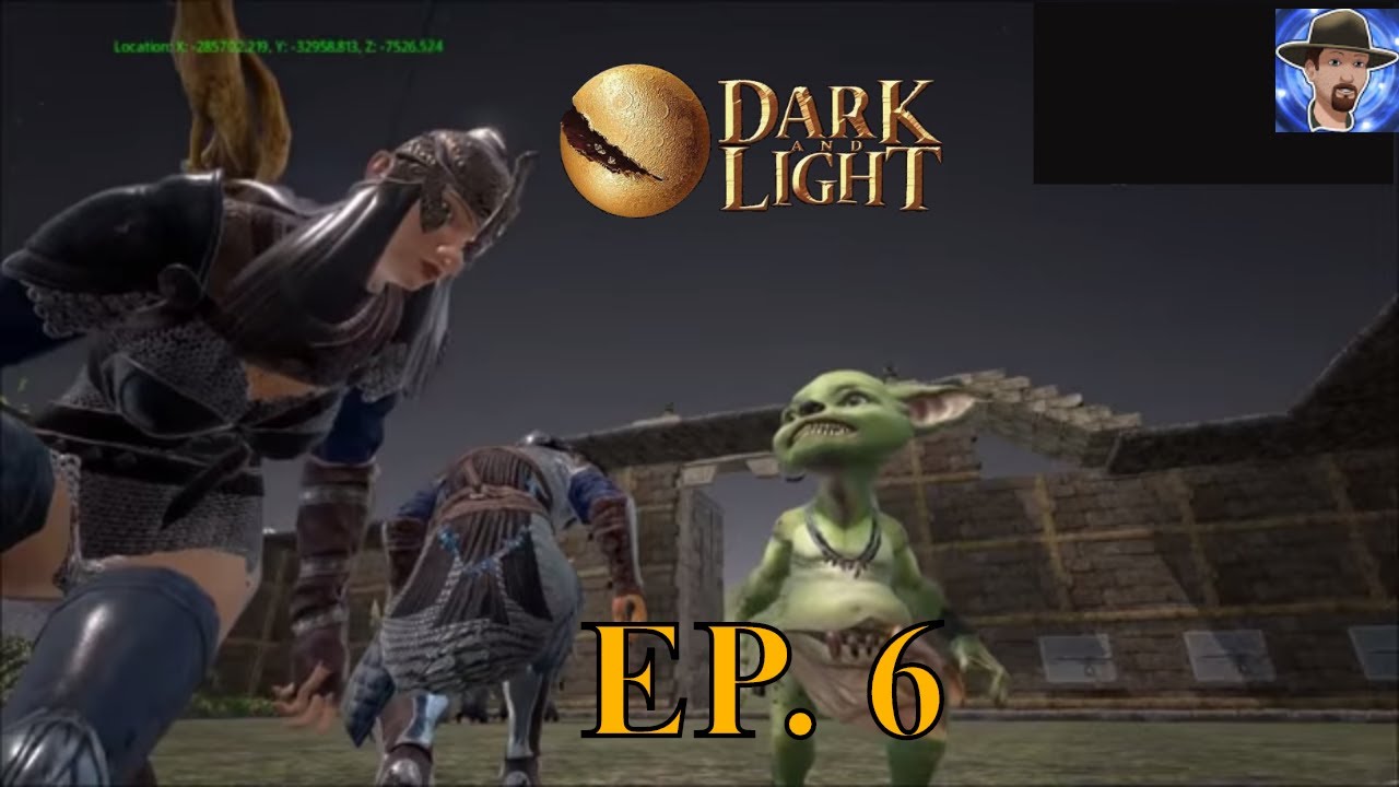 DARK AND LIGHT - LIVESTREAM #6 STONE CLIFF CASTLE BUILDING and TAMING ...