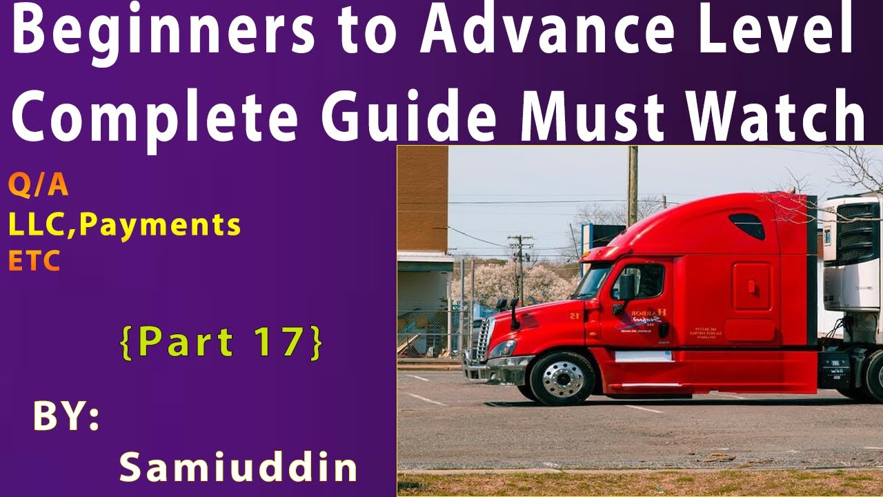 Beginners to Advance Level Complete Guide about Truck Dispatching Business Must Watch - YouTube