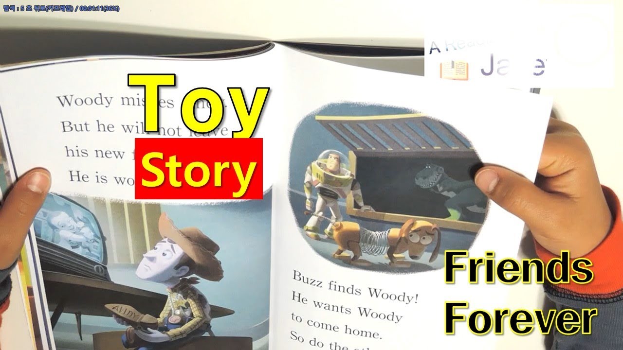 영어동화 Toy Story Friends Forever [A Reading Book Jacey] - YouTube