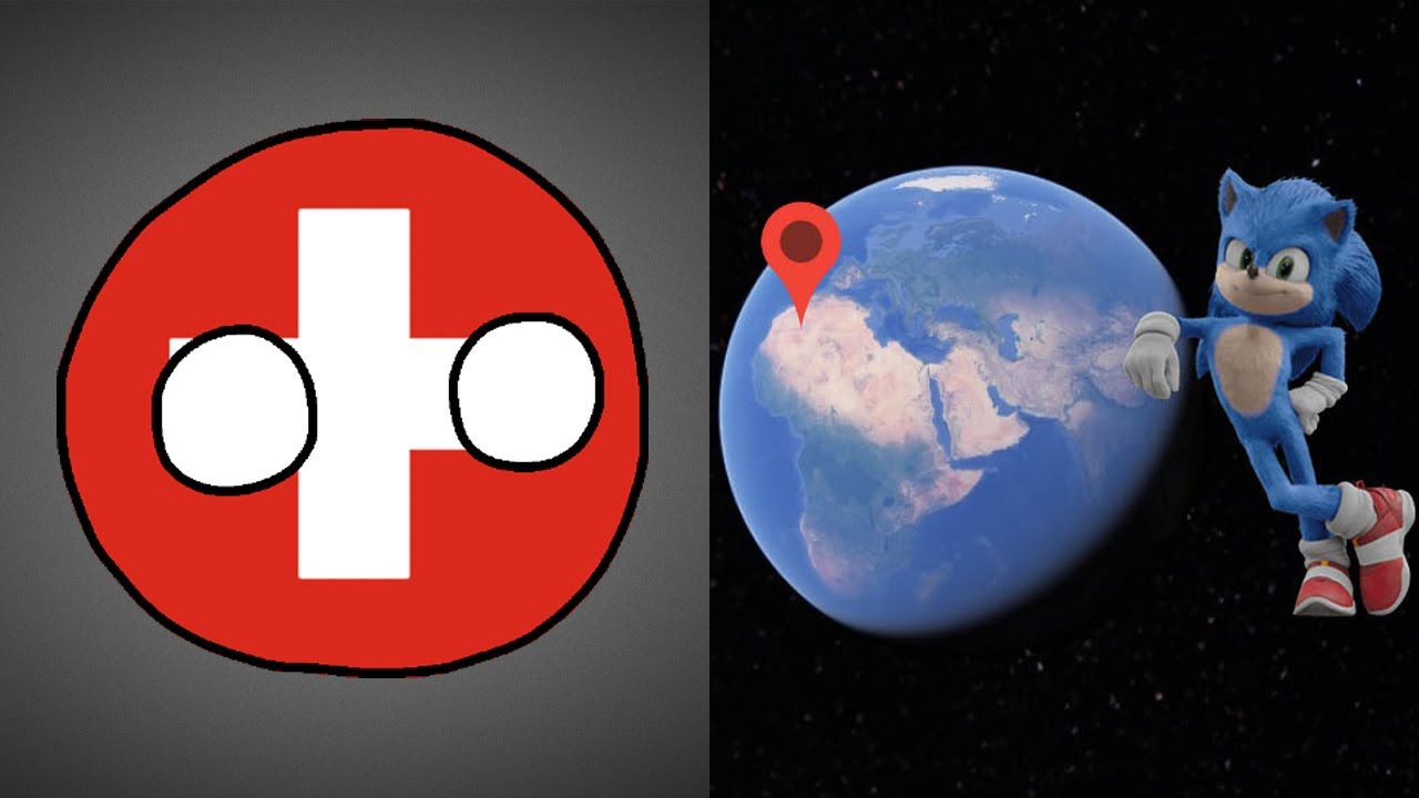 Countryball Switzerland on Google Earth! - YouTube
