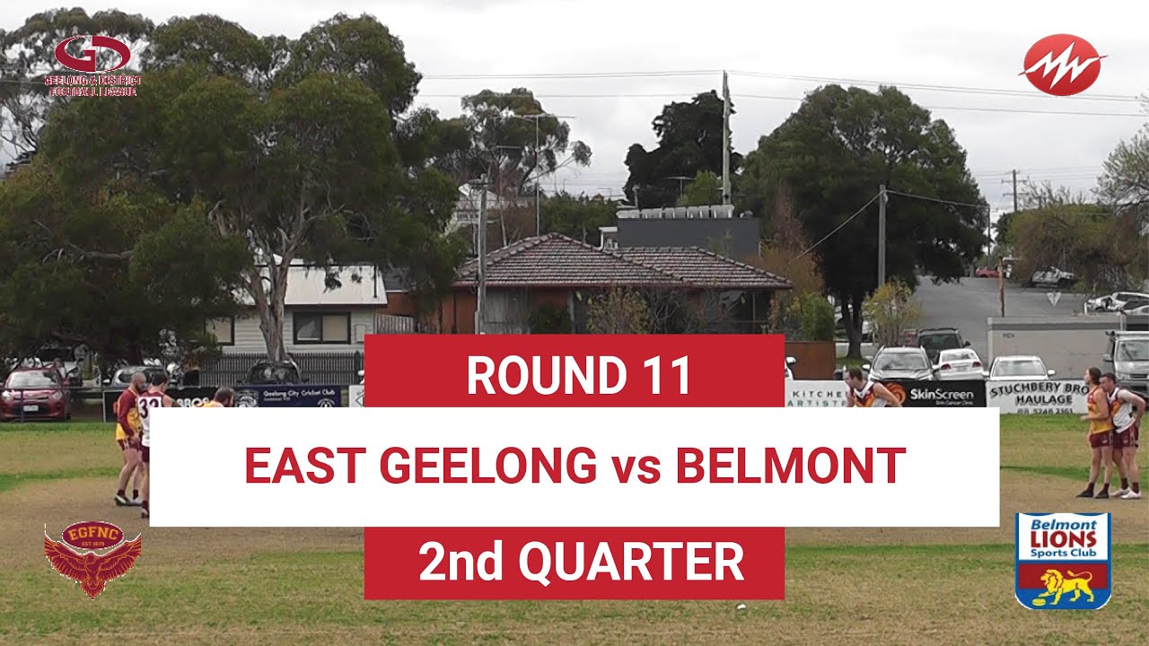 RD11 East Geelong VS Belmont 2nd QTR 22/06/2024 - YouTube