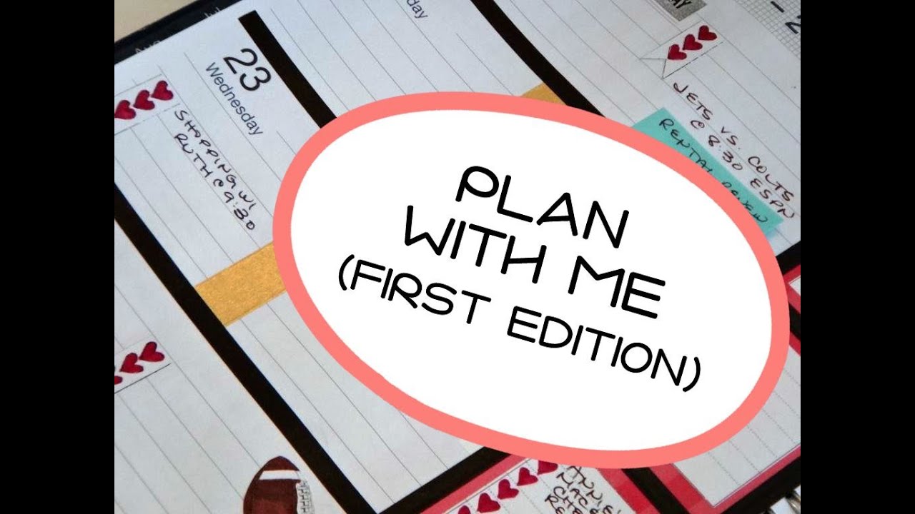 My First Plan with Me | Sept. 21—27 2015 | Budget-Friendly Planning ...
