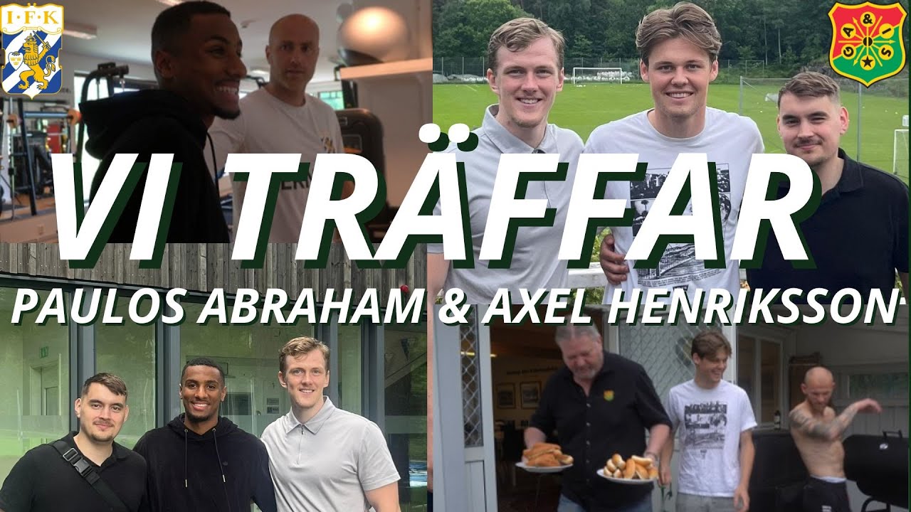 BAKOM KULISSERNA: NÄR VI INTERVJUAR AXEL HENRIKSSON & PAULOS ABRAHAM ...