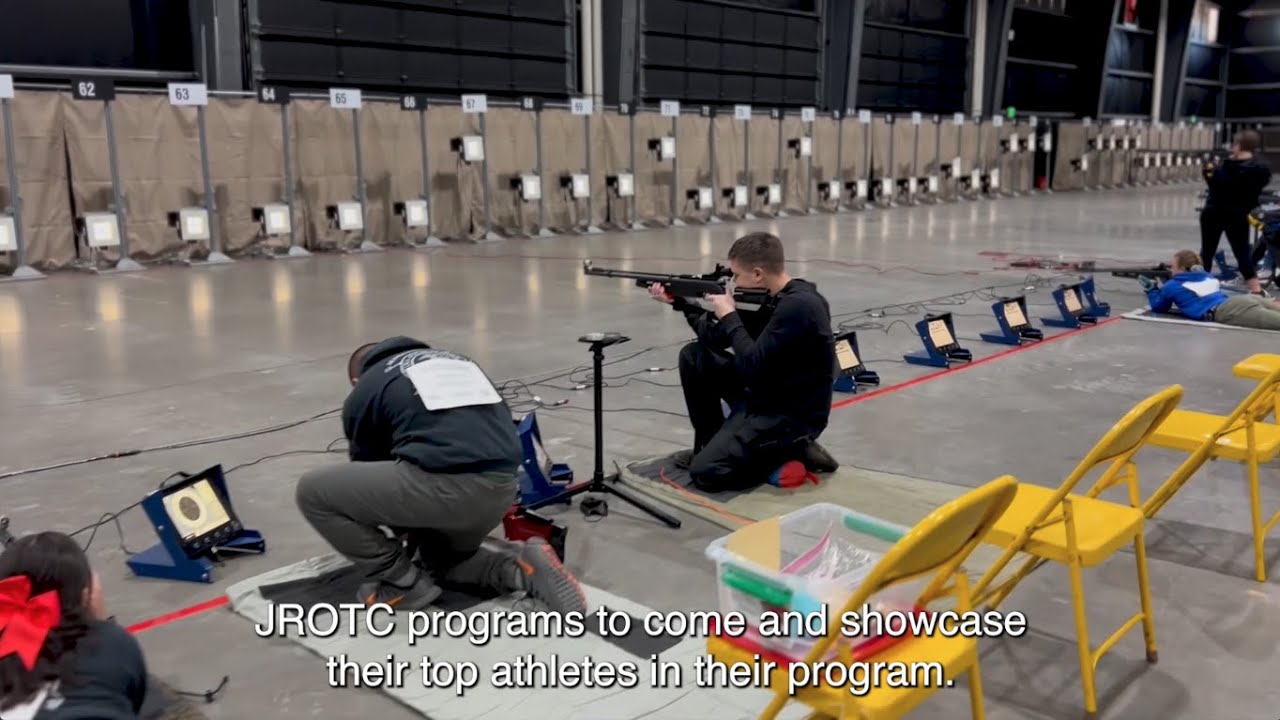 MR TARGET at the JROTC Service Championships 2022 - YouTube