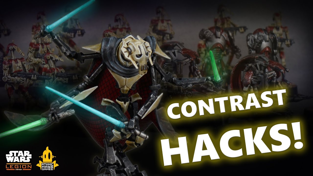 Star Wars Contrast Hacks! Painting General Grievous and the Separatist ...
