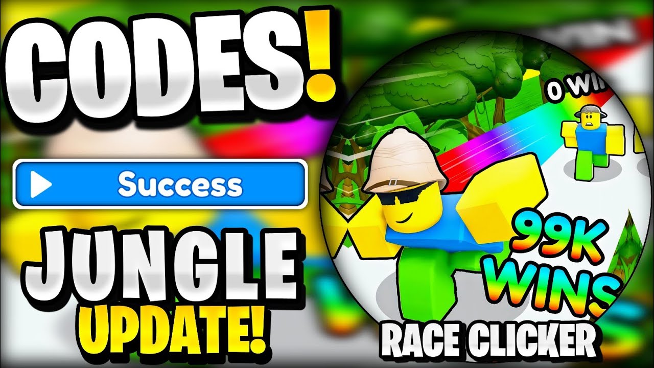 🔥*NEW* All Working EGG EVENT JUNGLE UPDATE CODES FOR RACE CLICKER ...