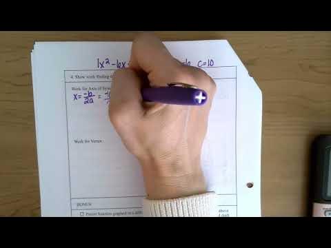 Task #3 Example (Quadratic Equation Project) - YouTube