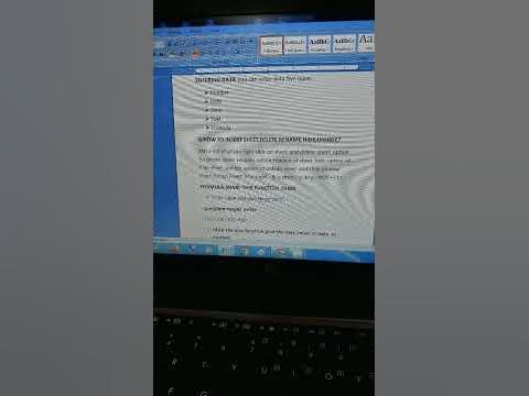 REWANT COMPUTER CLASS Microsoft//# ms word .part 3 - YouTube