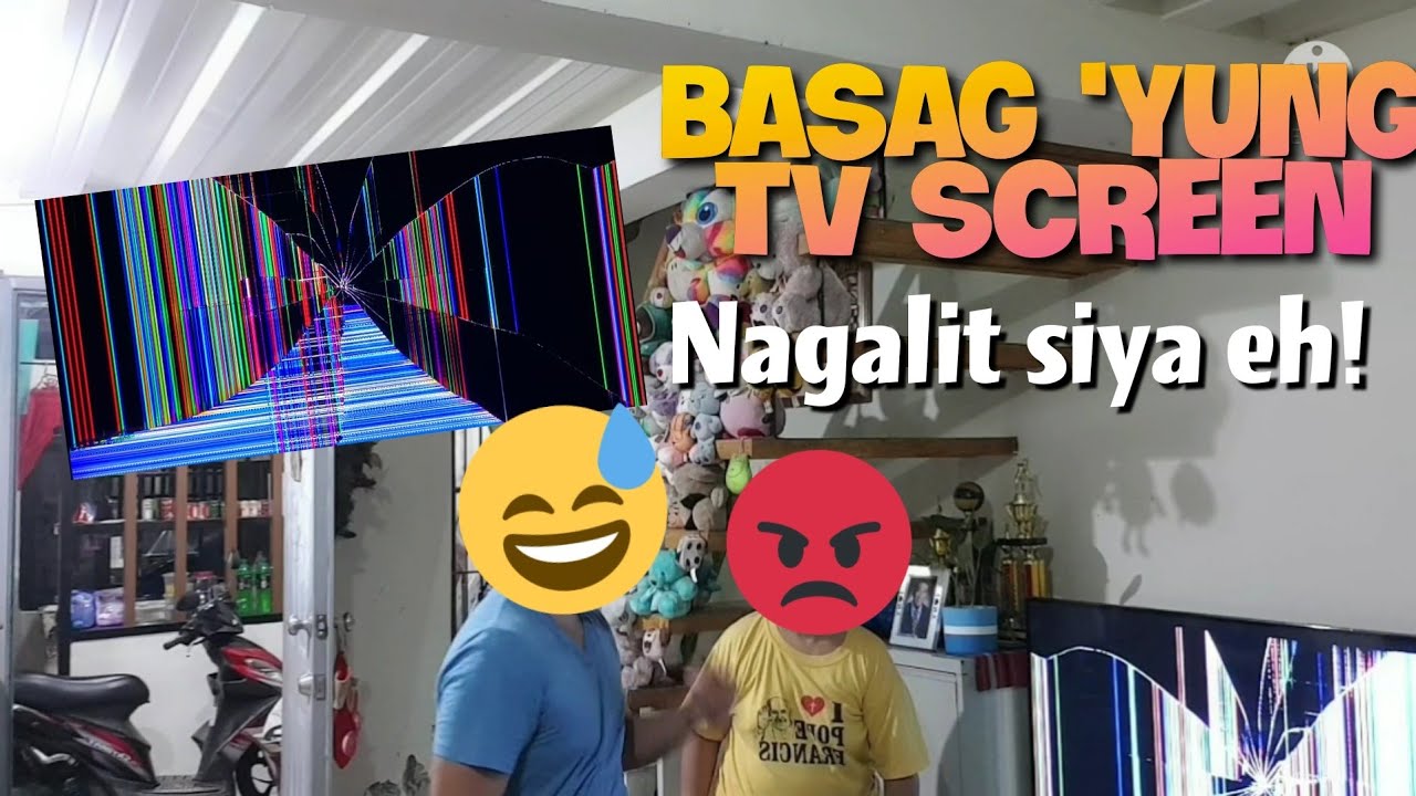 Basag Na Tv Screen Prank Youtube