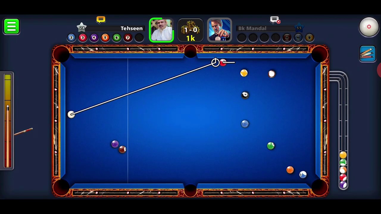 8 Ball Pool Break - Great Shots with Commentary | TenaTheGamer - YouTube