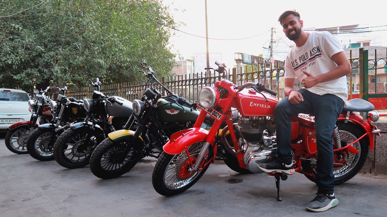 BULLET MODIFIED into HARLEY | BULLET MODIFICATION | MODIFICATION IN ...