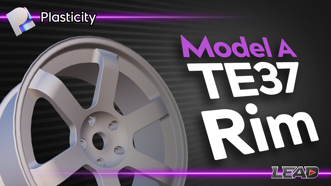 How to Model a Rim in Plasticity | Modeling a TE37 - YouTube