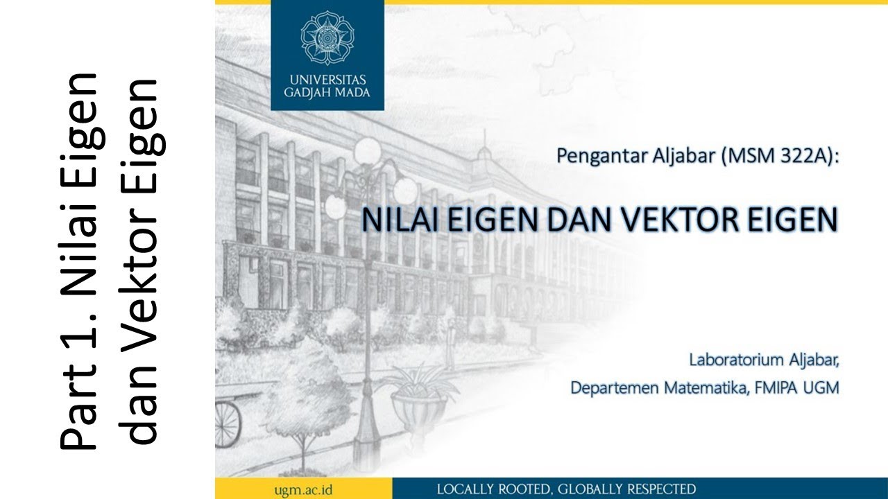 Nilai Eigen dan Vektor Eigen - YouTube