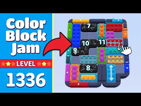 Color Block Jam Level 1336 (1337) | Complete Walkthrough & Solution! 🎯