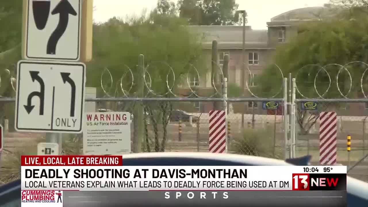 Suspect shot, killed after trying to force way onto Davis-Monthan Air ...