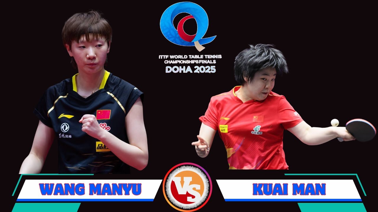 Kuai Man (蒯曼) vs Wang Manyu (王曼昱) | Epic Battle! | WTT Table Tennis ...