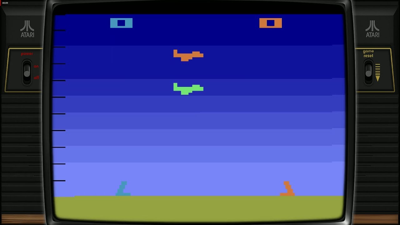 Air-Sea Battle (Atari 2600) Gameplay – Classic Target Shooting Action ...