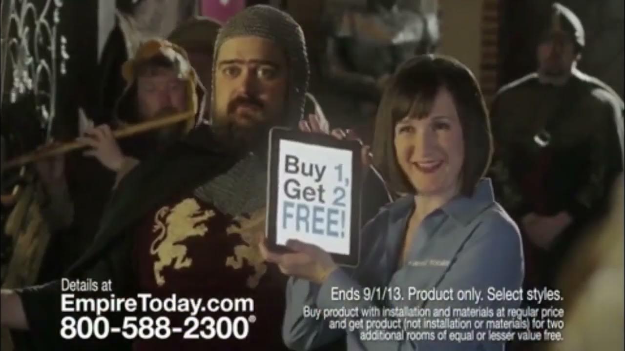 Empire Today Buy 1 Get 2 Free Sale Carpet and Flooring Commercial 2013 15 Secs - YouTube