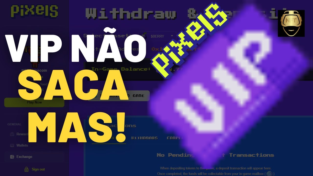 MUDOU! VOCÊ PRECISA DISSO PARA LIBERAR SEU SAQUE NO PIXELS ONLINE ...