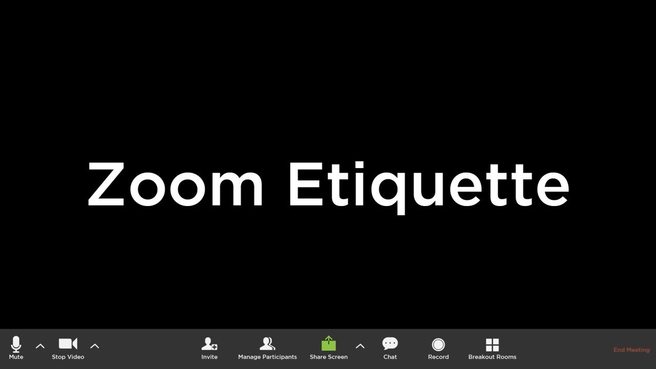 Required Zoom Etiquette Skills Generation - YouTube