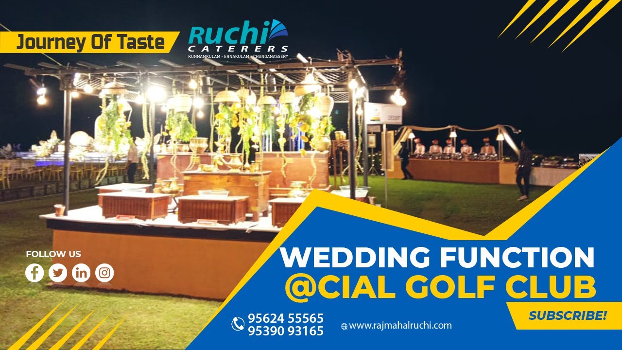 Wedding Event in CIAL Convention center l Best Catering Service in ...