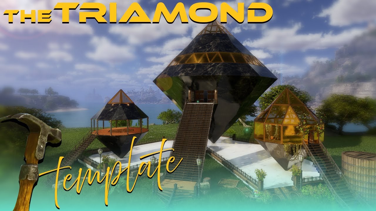 ASA THE TRIAMOND 2.0 TEMPLATE / Building Template ASA / ASA PvE Base ...