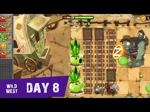 PvZ 2 | Wild West - DAY 8 - YouTube