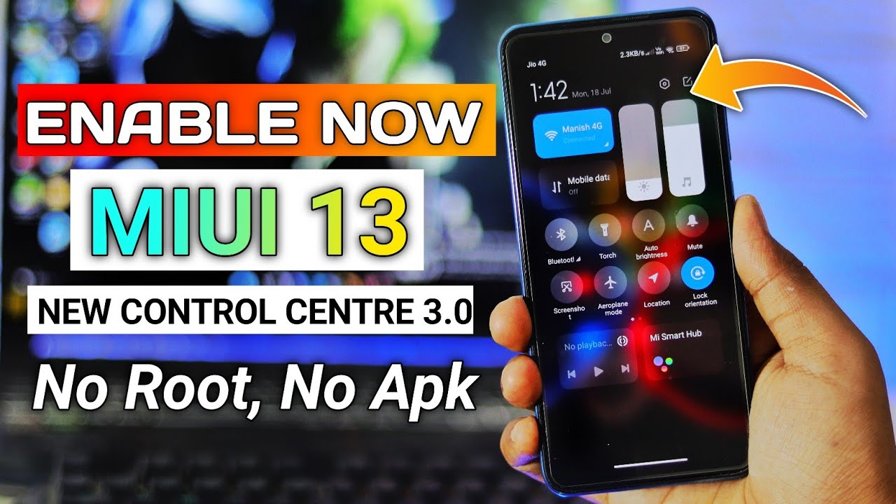 Miui 13 Control Centre 3.0 | How to Enable Miui 13 Control Centre - YouTube