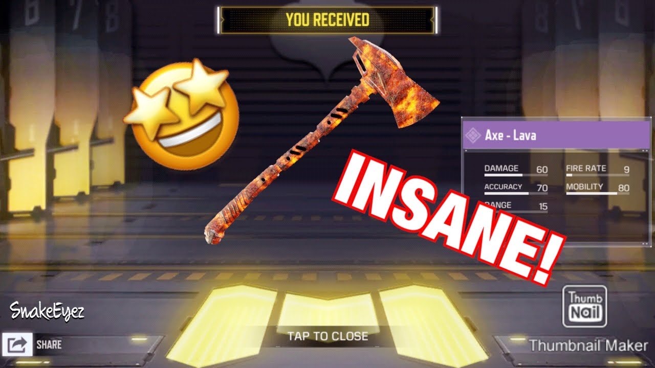 I UNLOCKED THE LAVA AXE | GAMEPLAY | COD MOBILE - YouTube
