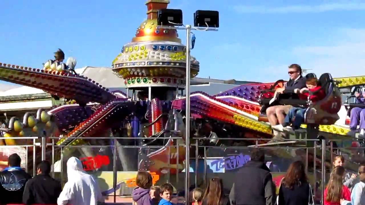 Clacton On Sea Pier Rides In HD Super Skid & TECHNO JUMP - YouTube