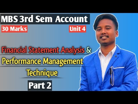 Financial Statement Analysis and Performance Management ||MBS 3rd Sem ...