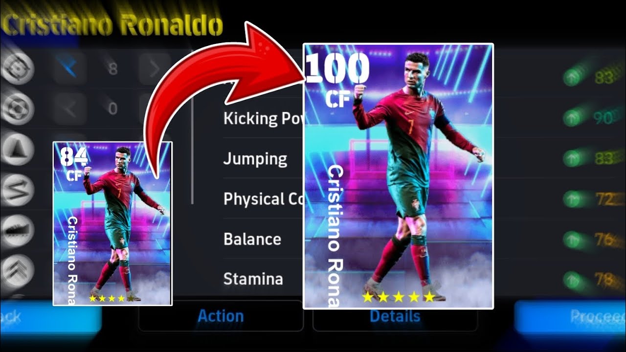 How To Upgrade Cristiano Ronaldo In Efootball | Cristiano Ronaldo Max ...