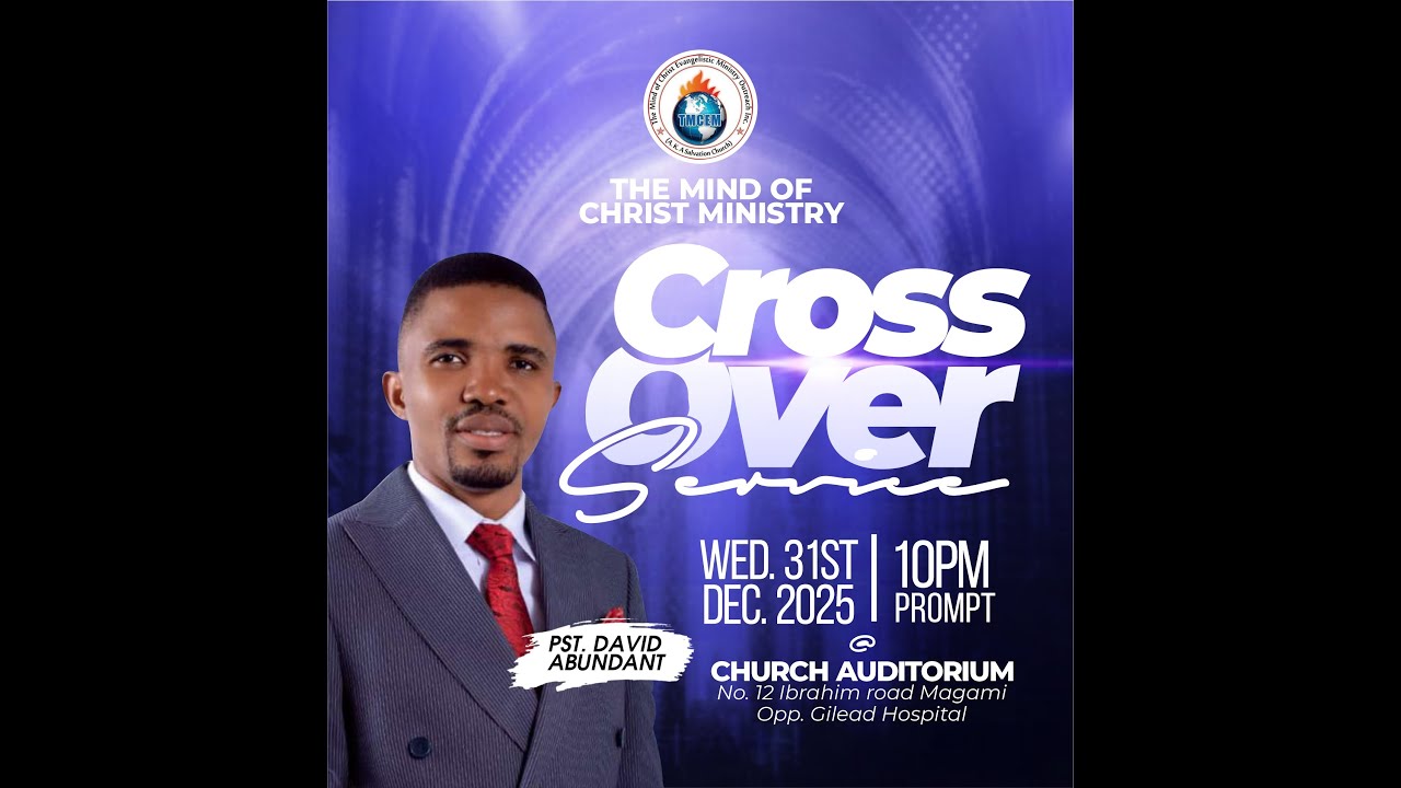 CROSS OVER SERVICE || 31||12||2025 - YouTube