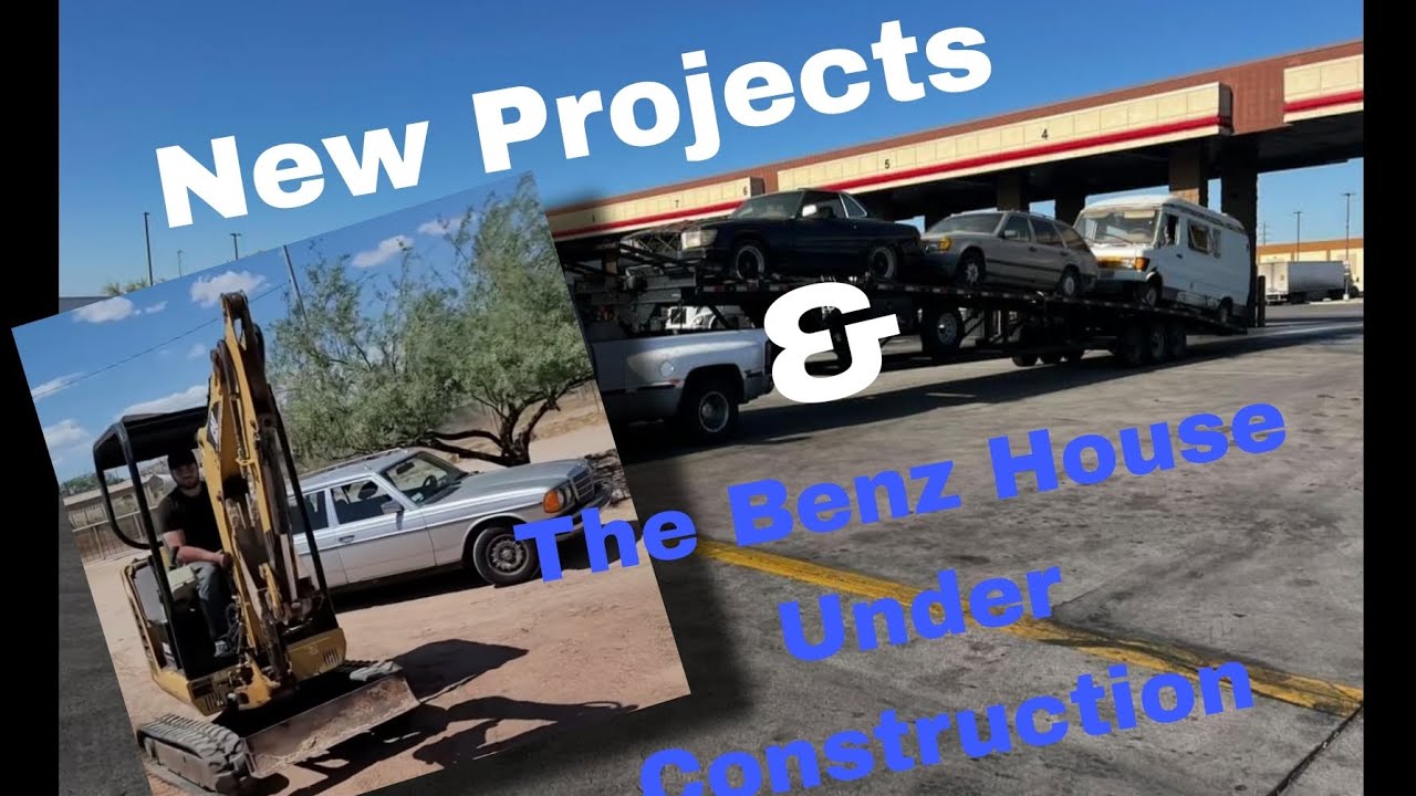New Projects, Searching through a Benz Only Junkyard, And Construction ...