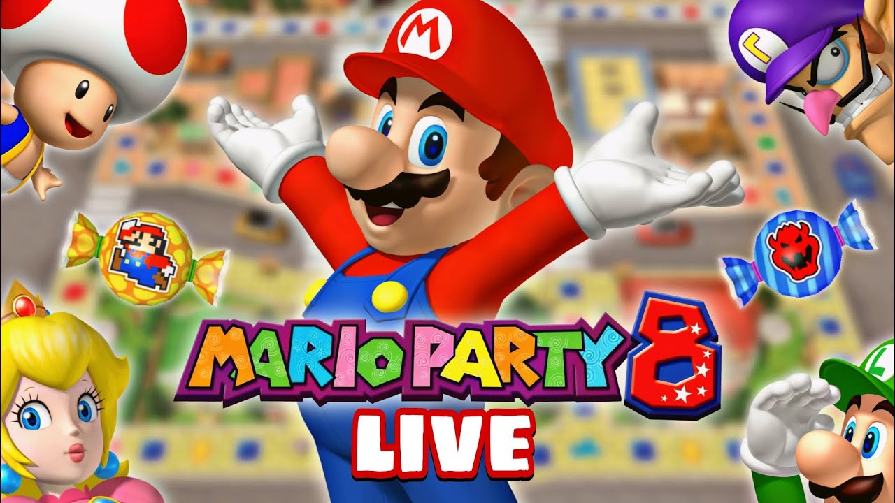 🔴LIVE! THIS GAME IS RIGGED! (MARIO PARTY 8) - YouTube