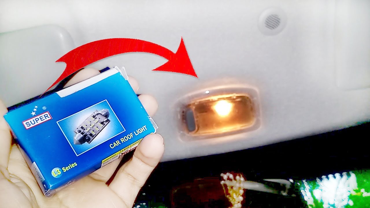 LED Car Roof Light DIY Renault Kwid - Simple Interior Car Mods - YouTube
