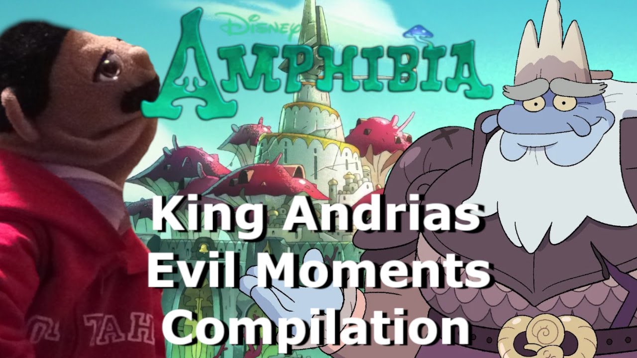 Amphibia King Andrias Evil Moments Reaction Compilation - YouTube