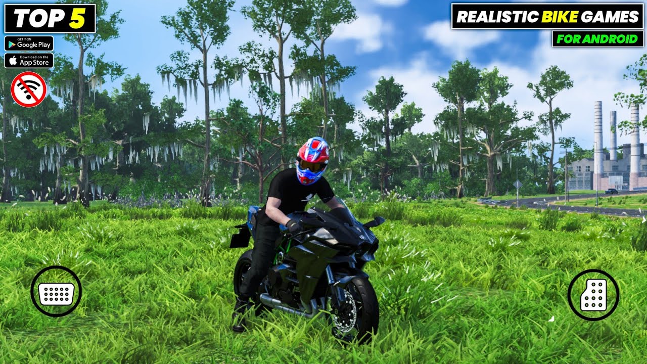Top 5 Realistic Open World Bike Games For Android | Best Bike Game For ...