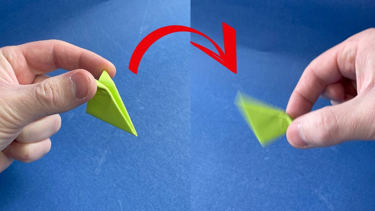 Origami Spinner | How to Make Paper BLOW SPINNING TOP | Paper Beyblade ...