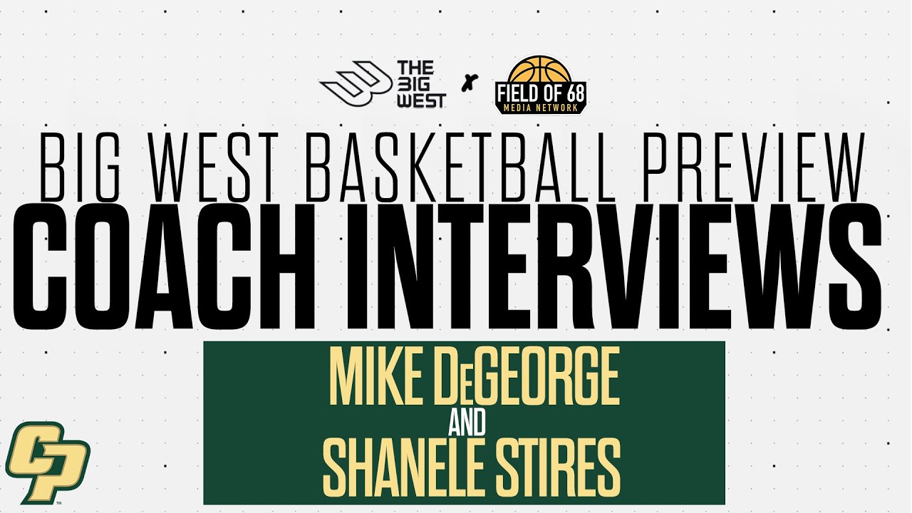 Big West Basketball Coach Interviews: Cal Poly's Mike DeGeorge and ...