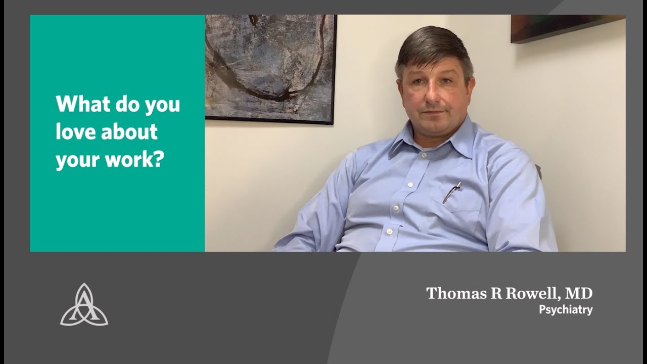 Meet Thomas Rowell, MD, Psychiatry | Ascension Wisconsin - YouTube