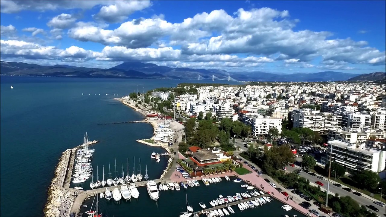 Timelapse and Aerial shot at Patras Marina , Greece - YouTube