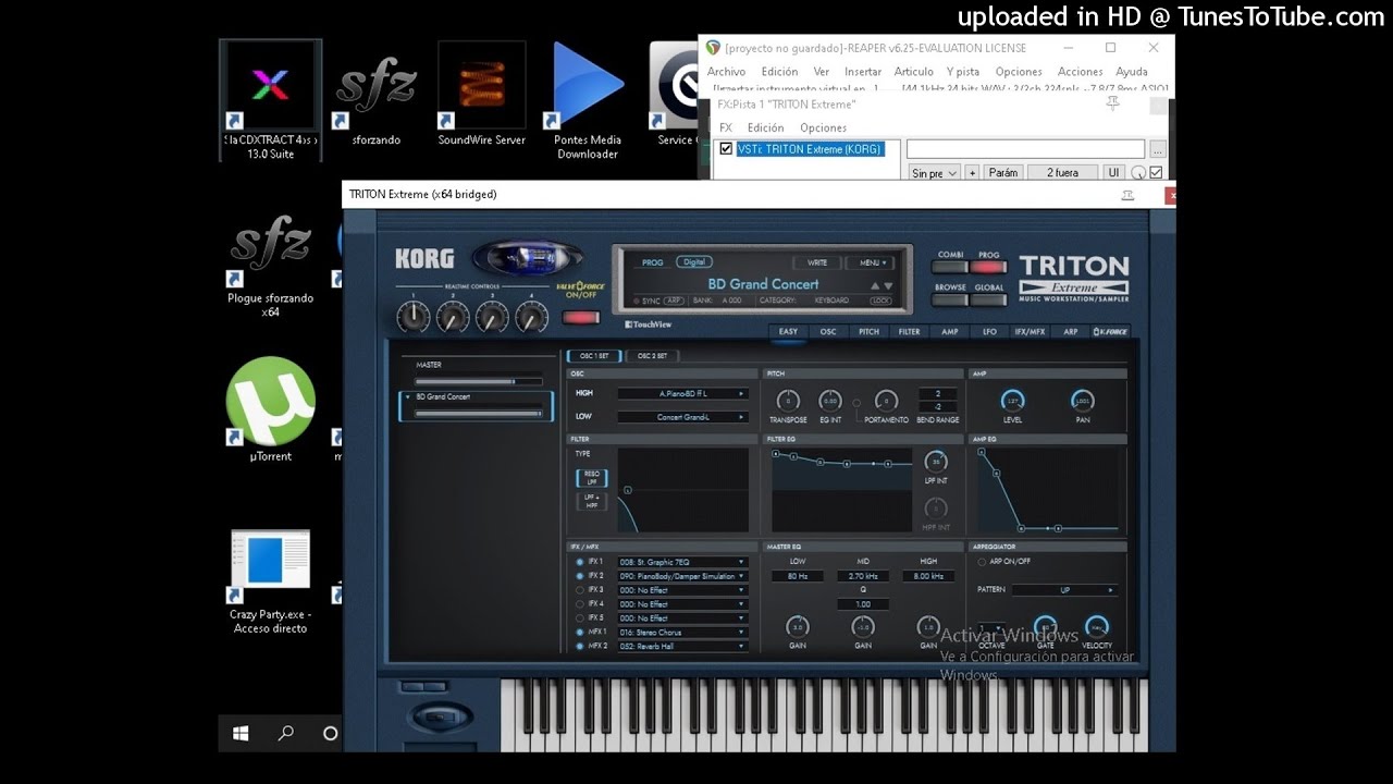 Korg Collection 3 vst, Triton extreme, Traile por Milton Paredes - YouTube