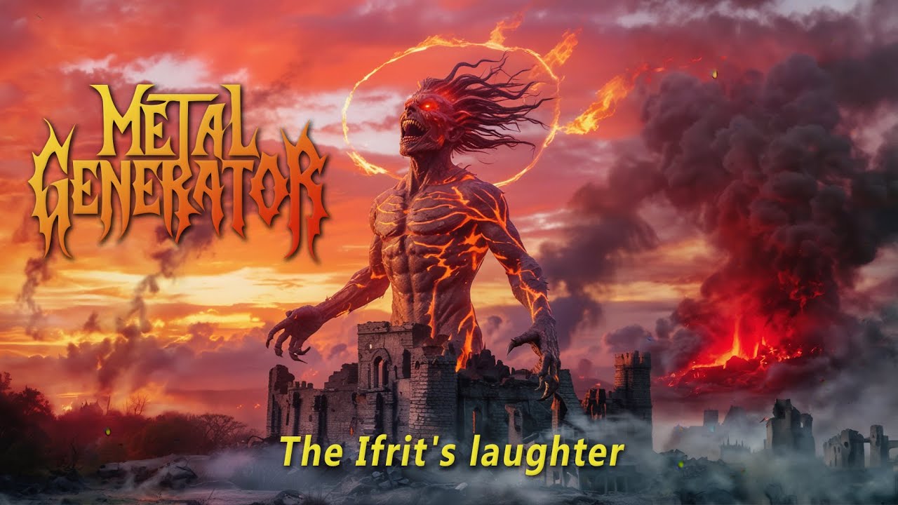 Metal Generator - The Ifrit's laughter [AI Heavy Metal] - YouTube