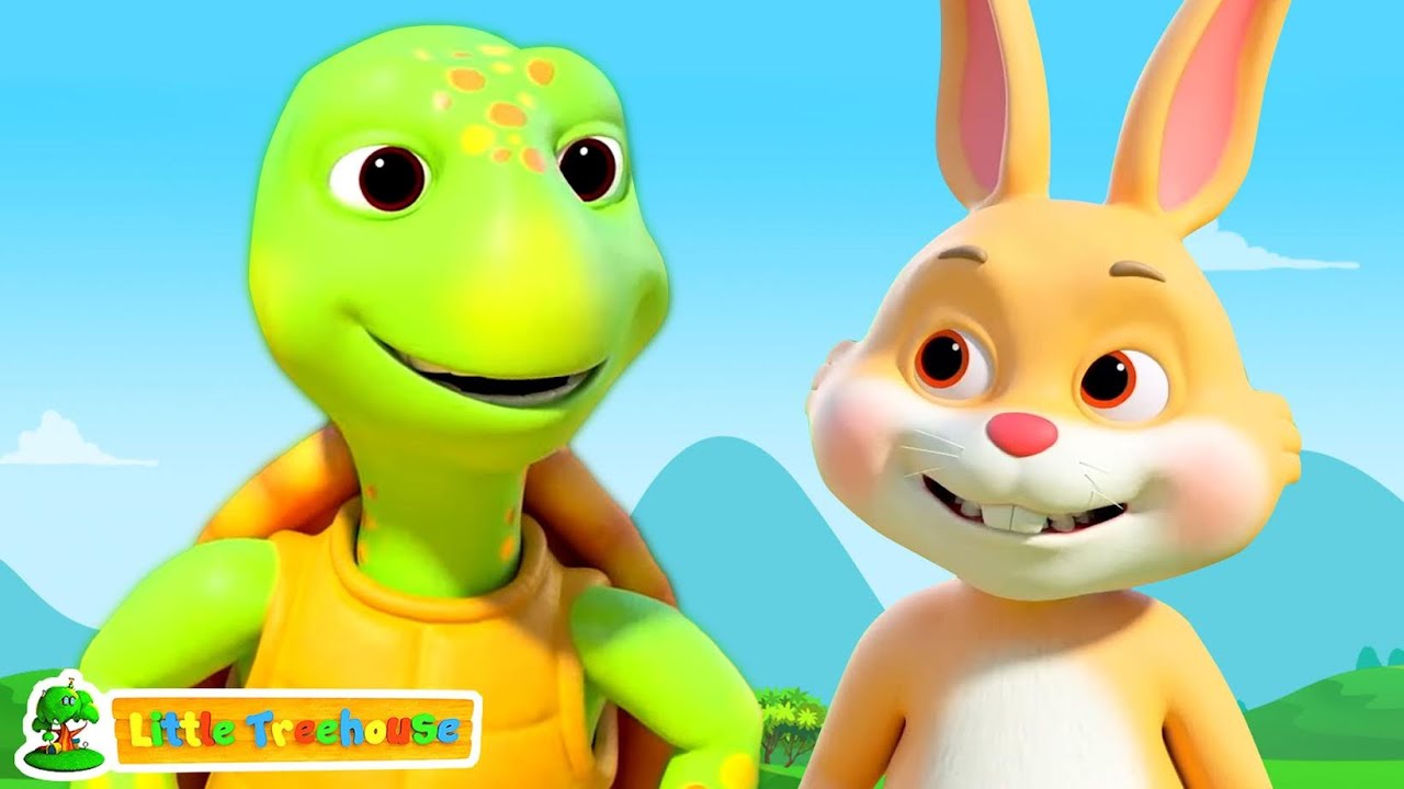 Hare And The Tortoise Story, Animated Cartoon Videos by Kids Tv ...