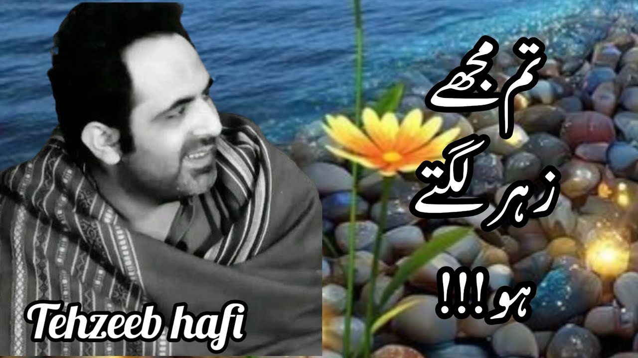Beautiful poetry by Tehzeeb hafi #tehzeebhafi #poetry #soulmate # ...