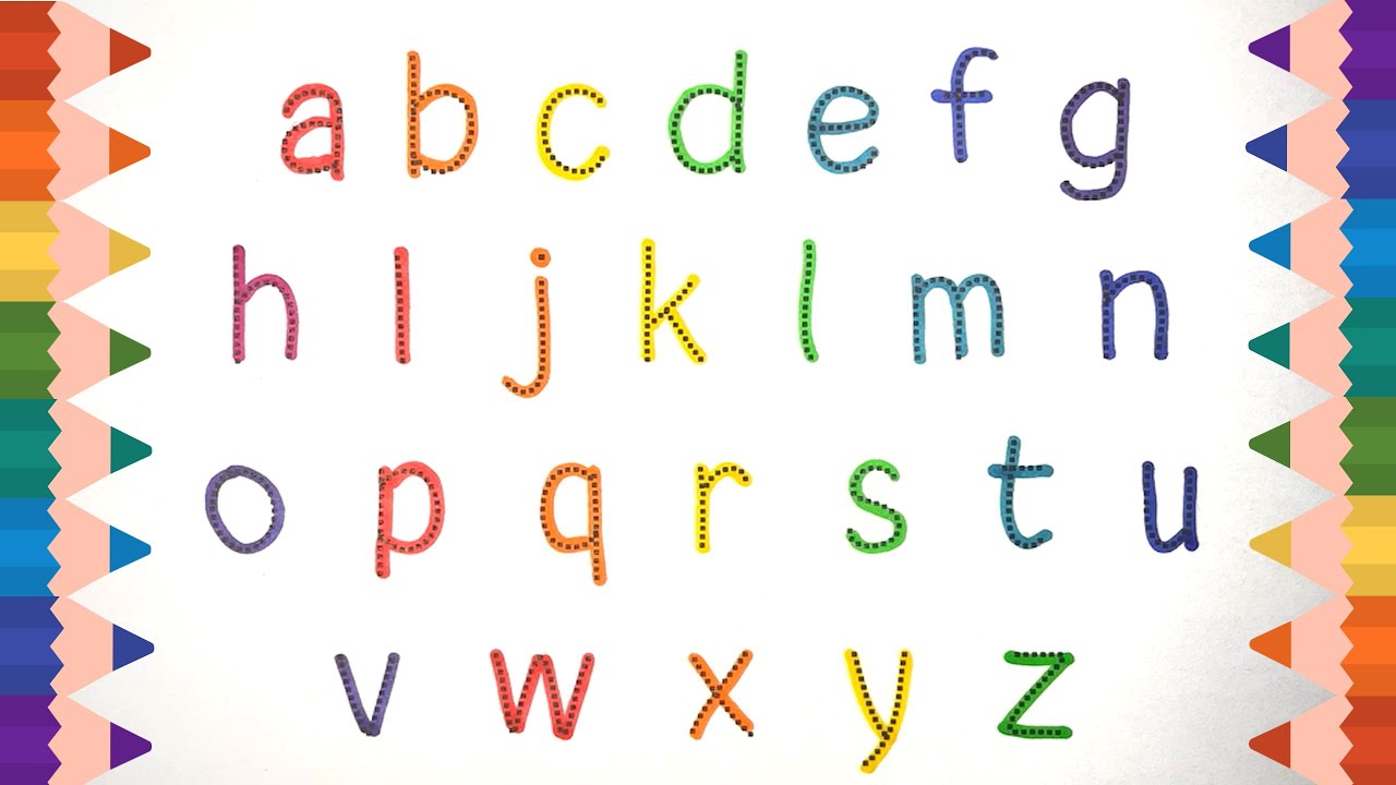[English Play] Write lowercase letters while listening to ABC Song ...