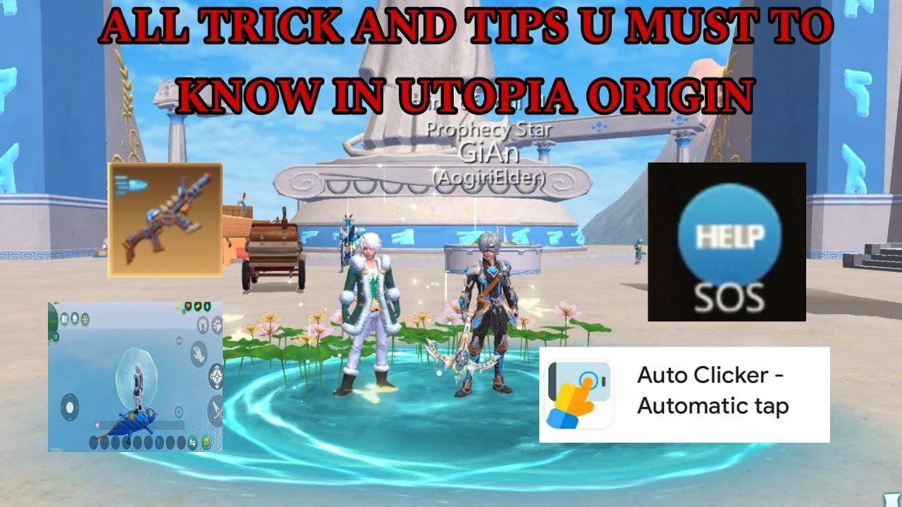 TIPS AND TRICK // BUG // UTOPIA ORIGIN - YouTube